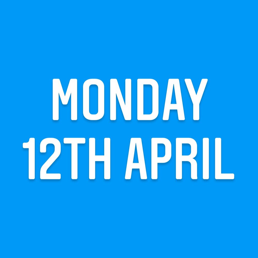Monday 12th April. Welcome Back! – Crash Records