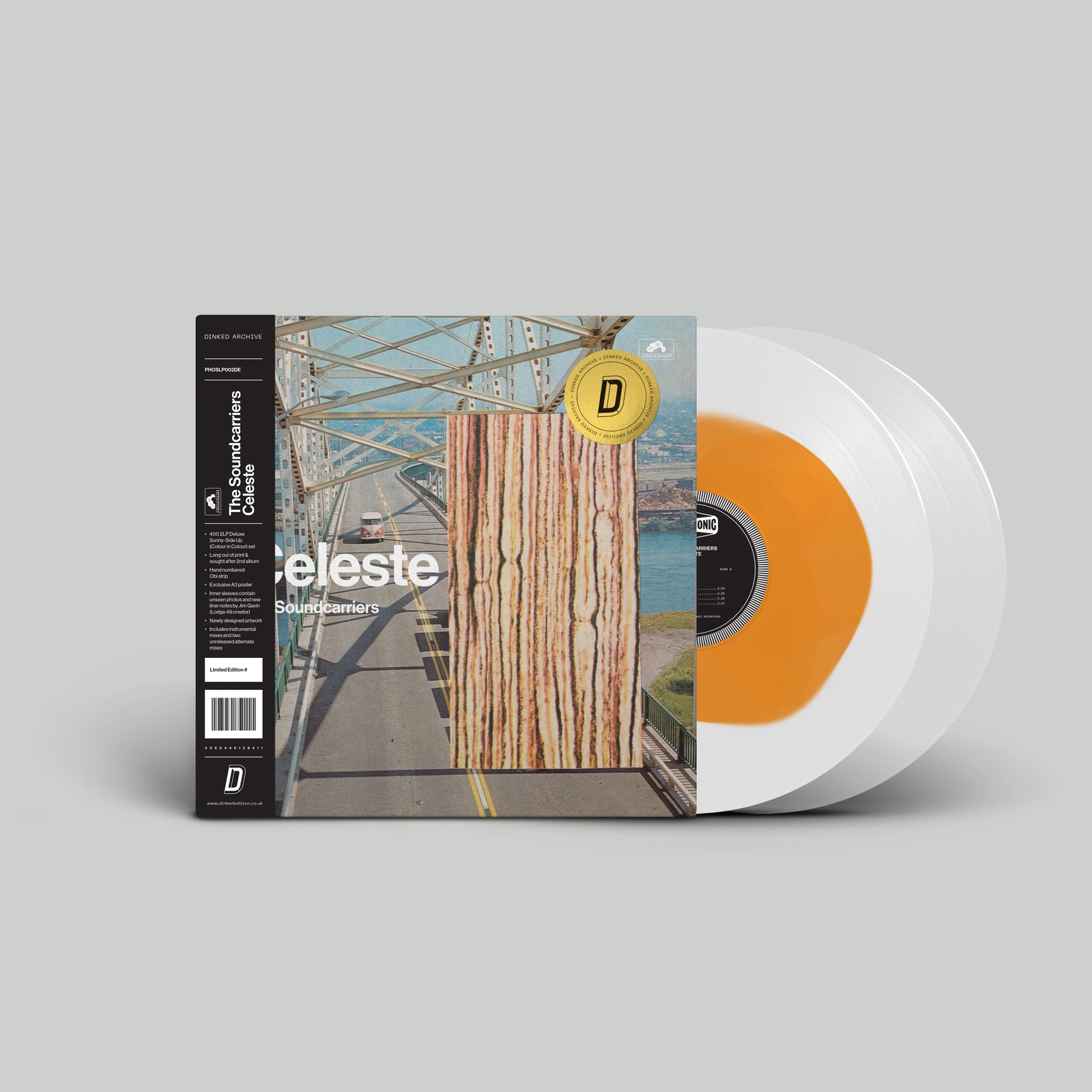 Soundcarriers (The) - Celeste: Orange In White Vinyl LP + Exclusive Po ...