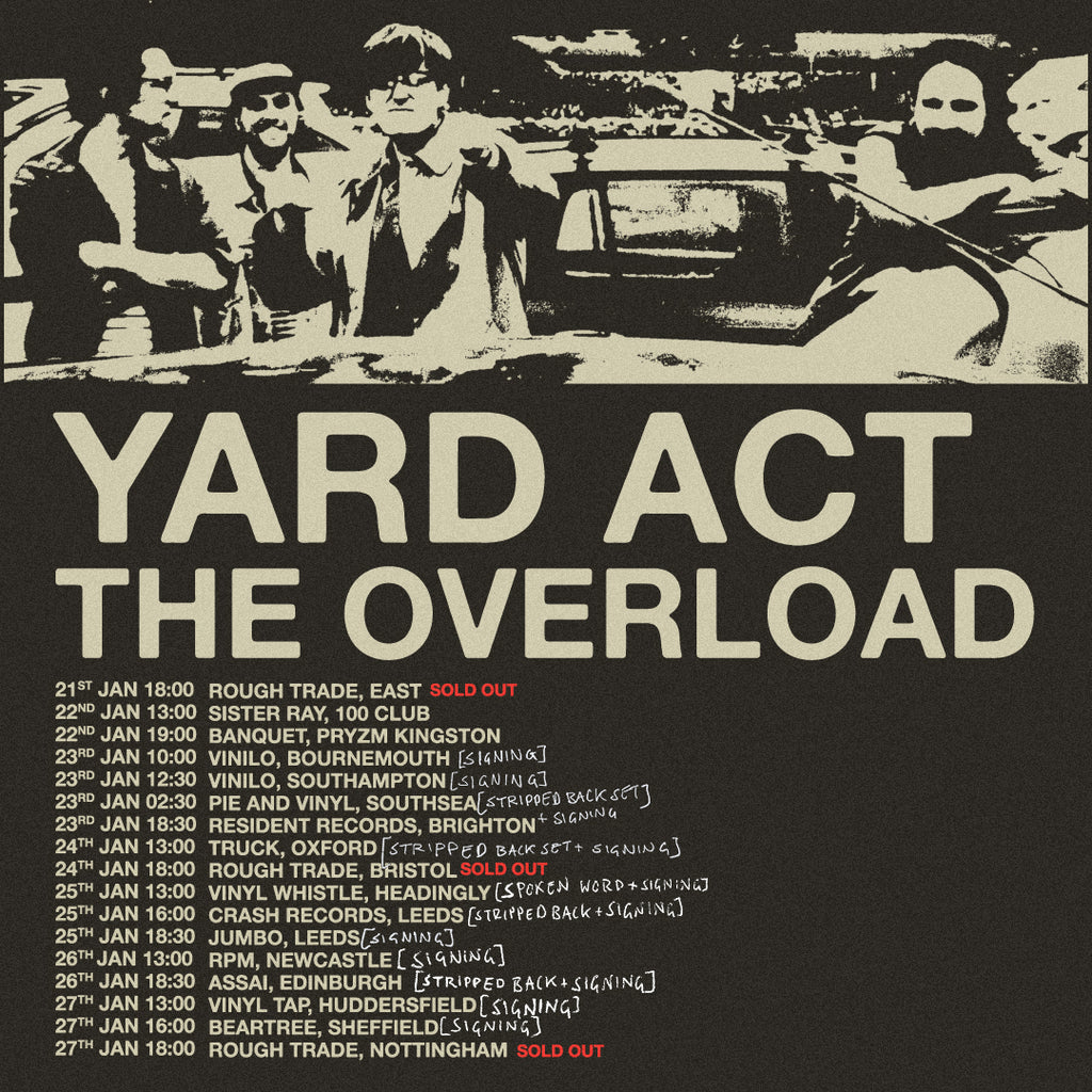 Yard Act - The Overload - Album + Ticket (Stripped Back Instore & Sign ...